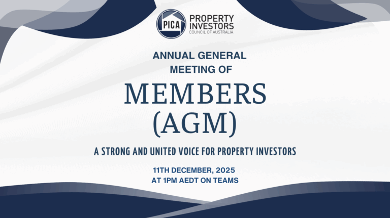 2025 AGM Invitation - PICA (Property Investors Council of Australia)